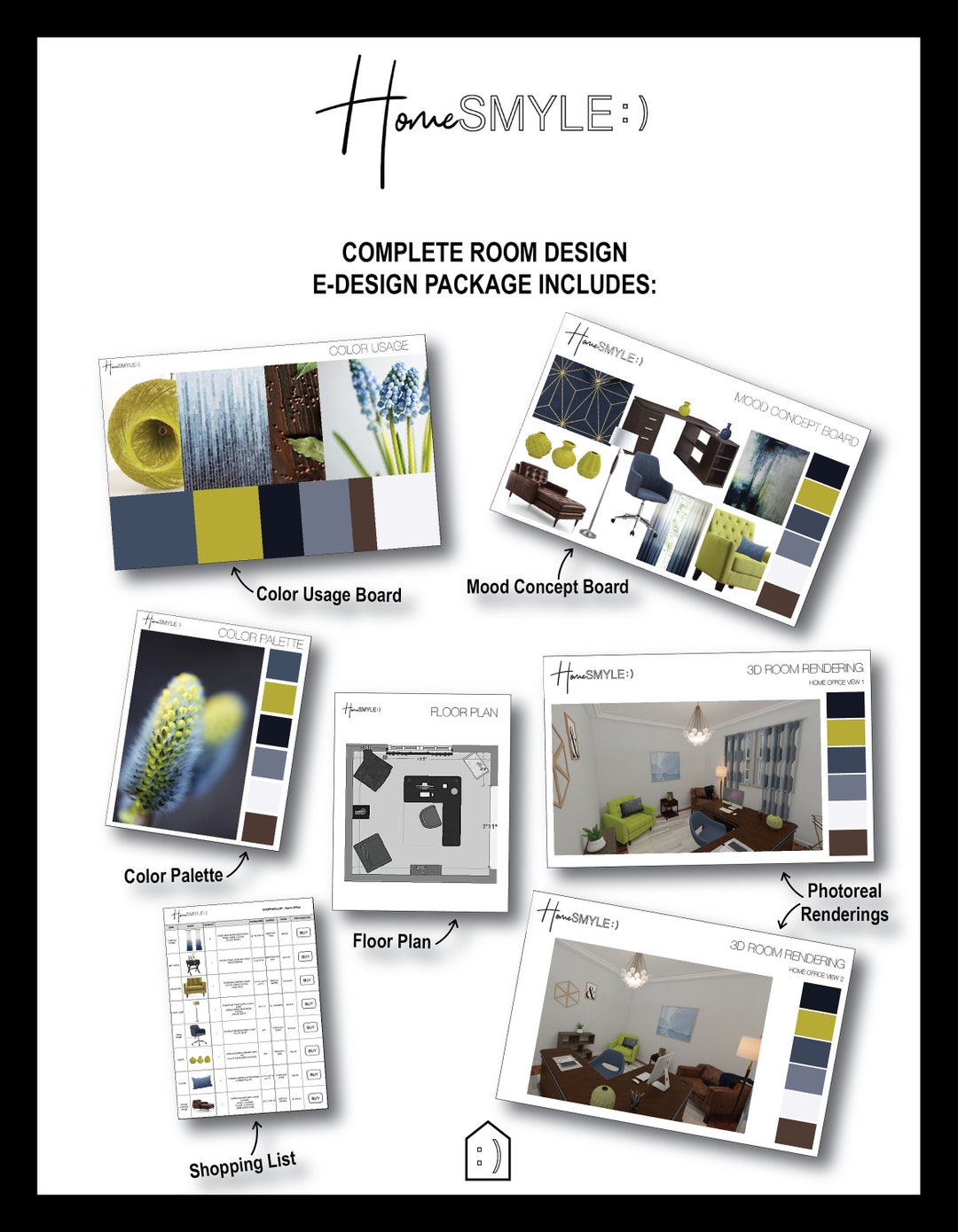 VIP Complete Room Design W 3D Renderings | Online Interior Design | E ...