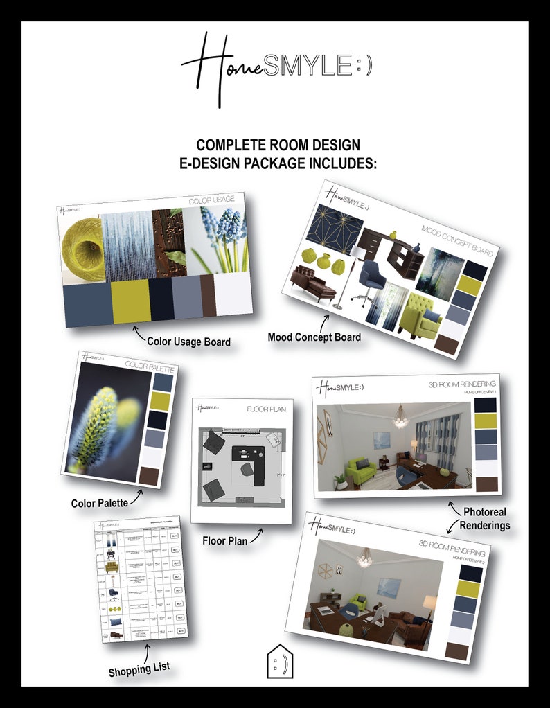 VIP Complete Room Design W 3D Renderings | Online Interior Design | E ...