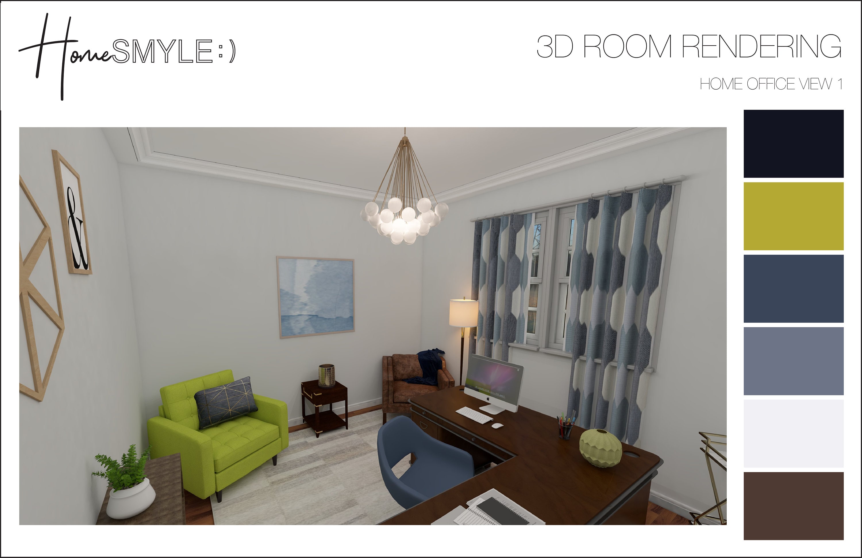 VIP Complete Room Design W 3D Renderings Online Interior Design E ...