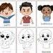 Emotions Flashcards, Feelings Flash Cards, Emotions to Color ...