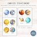 Solar System Flash Cards: Montessori Space Education (digital Download ...