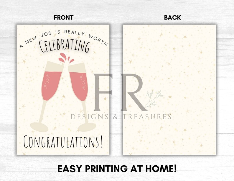 Celebrate New Job Congratulations Card, Coworker Farewell Card, First ...