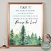Psalm 117 Christian Wall Art Scripture Poster Bible Verse, Praise the ...