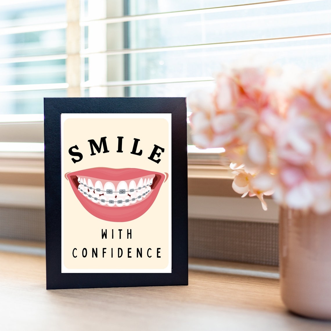 Smile With Confidence Braces Card: Dentist Thank You (digital Download ...