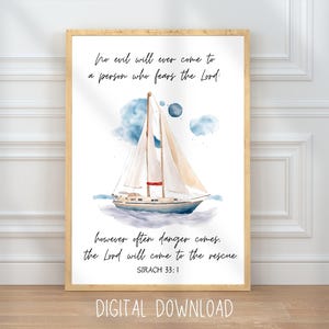 Sirach 33:1 Christian Wall Art - Printable Bible Verse Poster ...