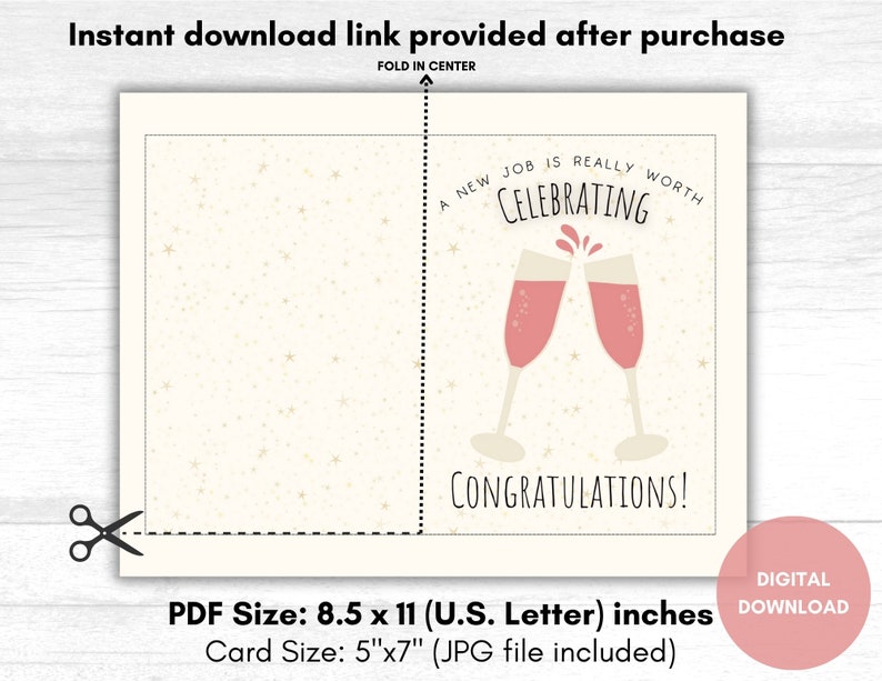 Celebrate New Job Congratulations Card, Coworker Farewell Card, First ...