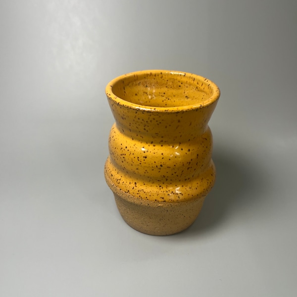 Mustard Yellow Vase - Etsy