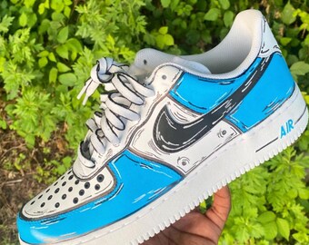 Custom Air Force / Hand Painted Custom Sneakers - Etsy
