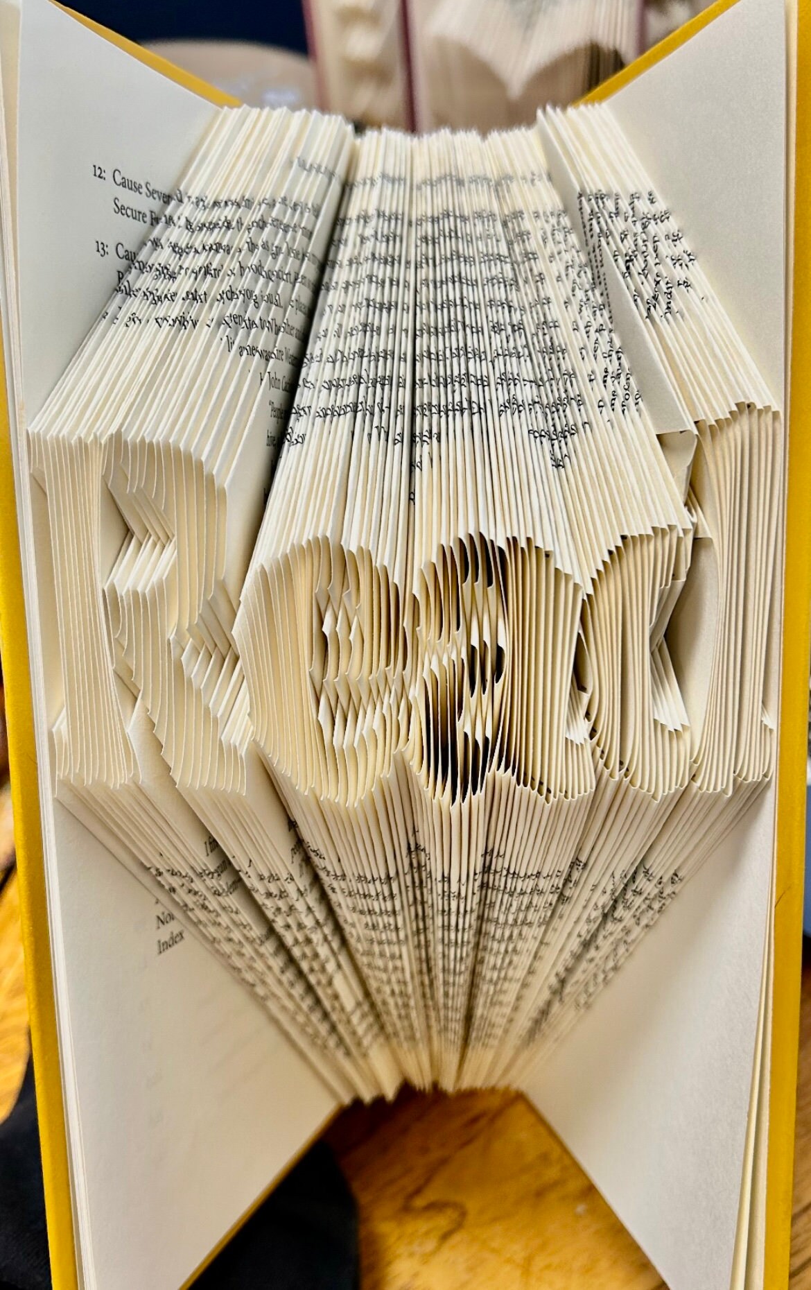 Read Folded Book Art, Handcrafted With Preloved Books, for Readers ...
