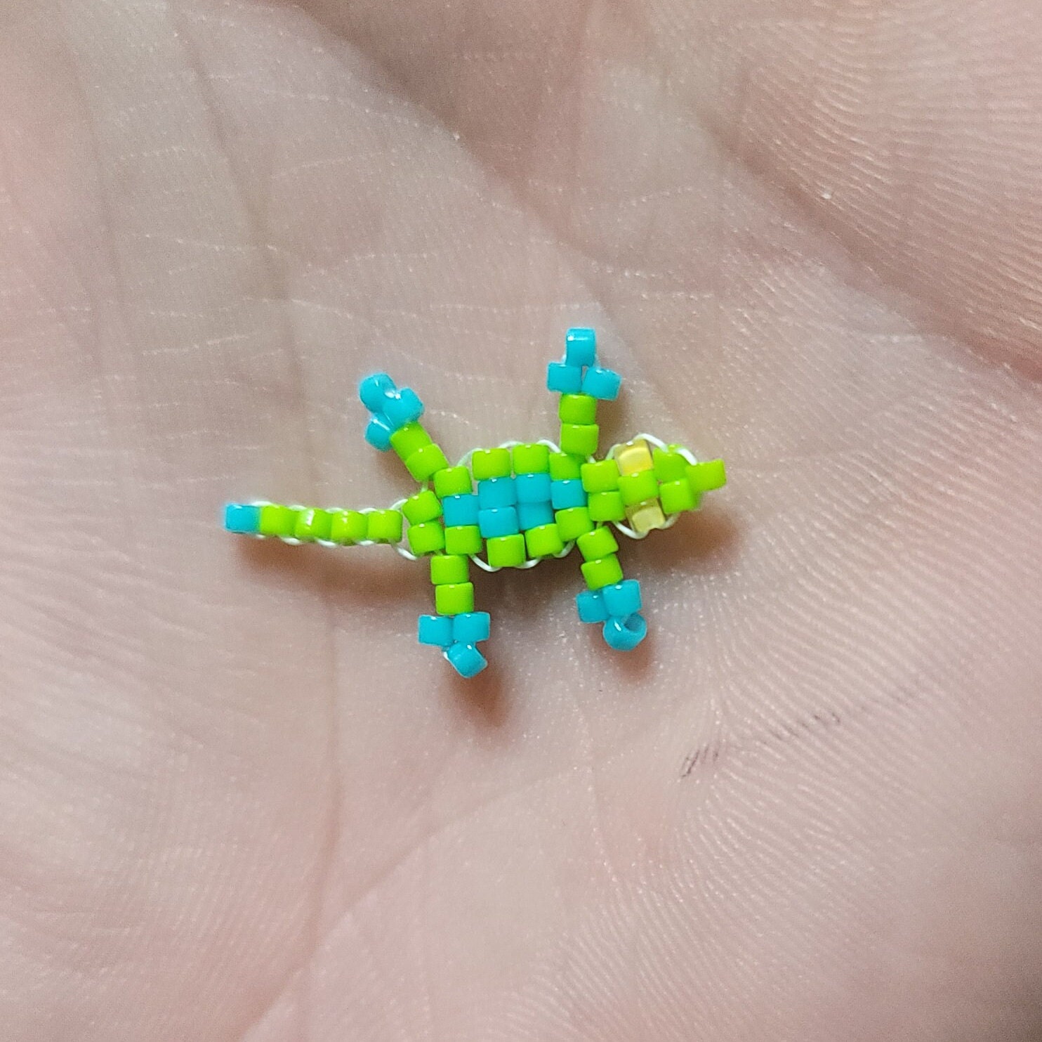 Tiny 90's Bead Lizard - Etsy