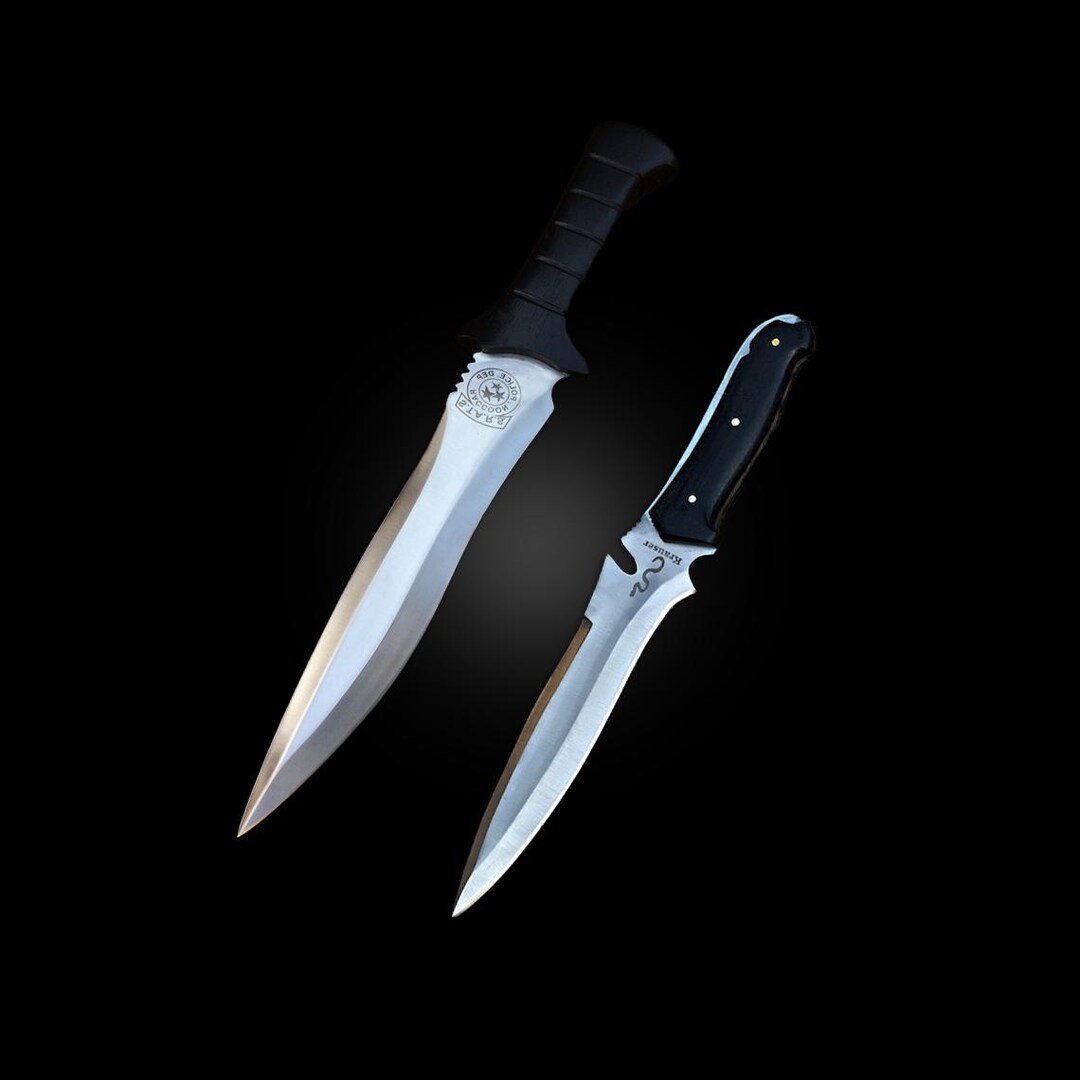 Resident Evil Damascus Knife Set, Leon Kennedy, Jack Krauser, With ...