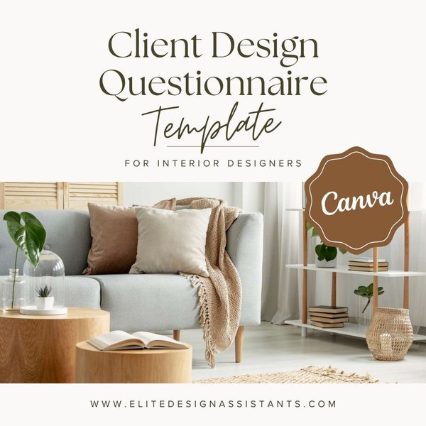Interior Design Questionnaire - Etsy