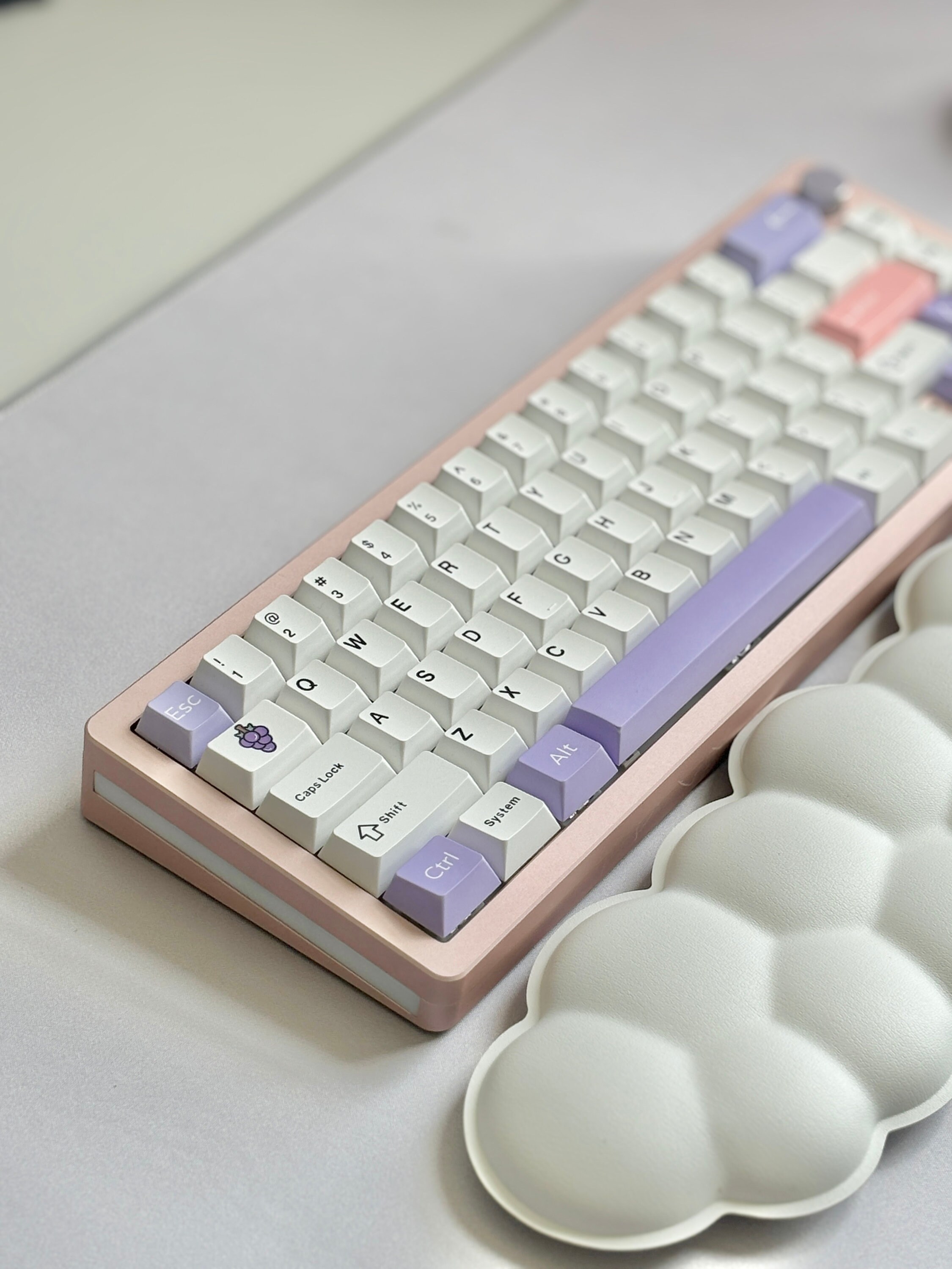 Minimalist Keycaps Purple Accent Set for Gaming Keyboard - Etsy UK