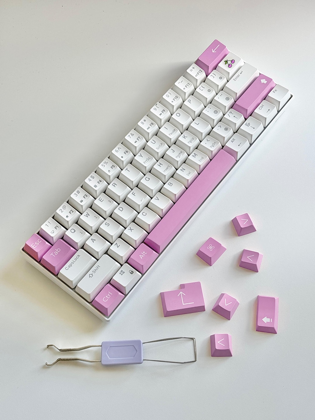 Cute Mechanical Keyboard Keycaps Cherry Profile Keycaps Accent Keys for ...