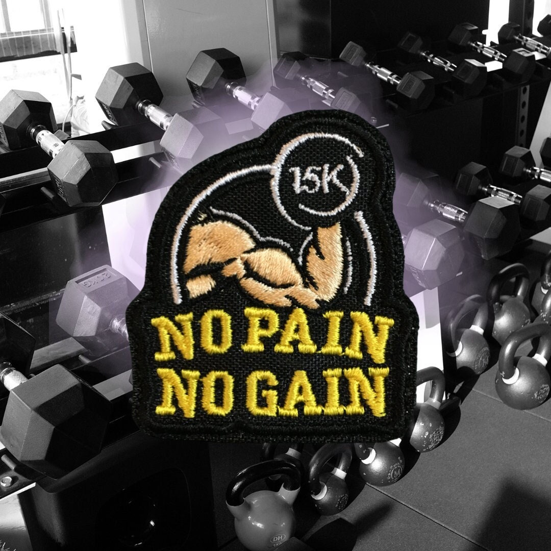 Custom Embroidered Patches With Your Name Gym/fitness/crossfit - Etsy