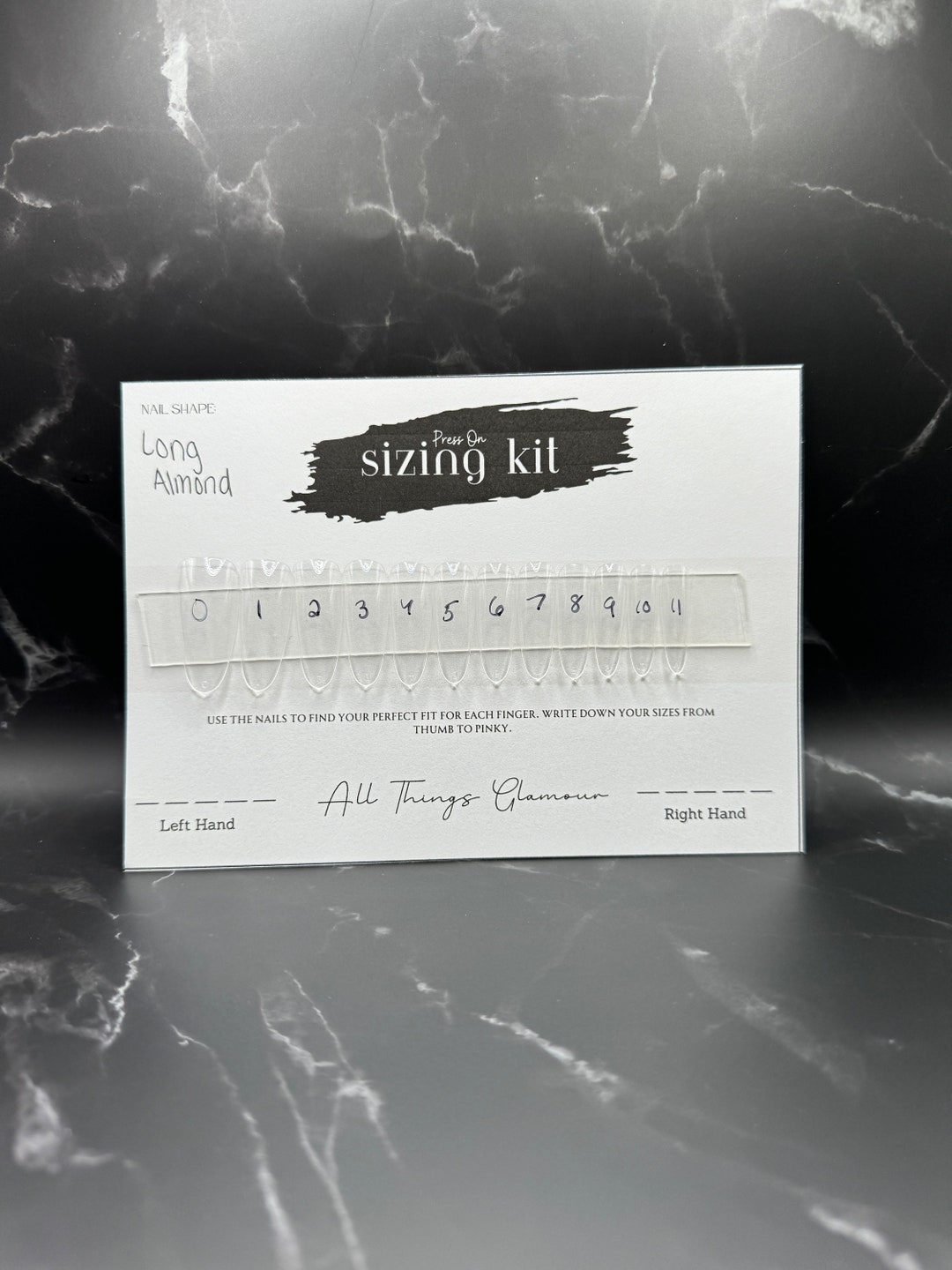 NAIL SIZING KITS - Etsy