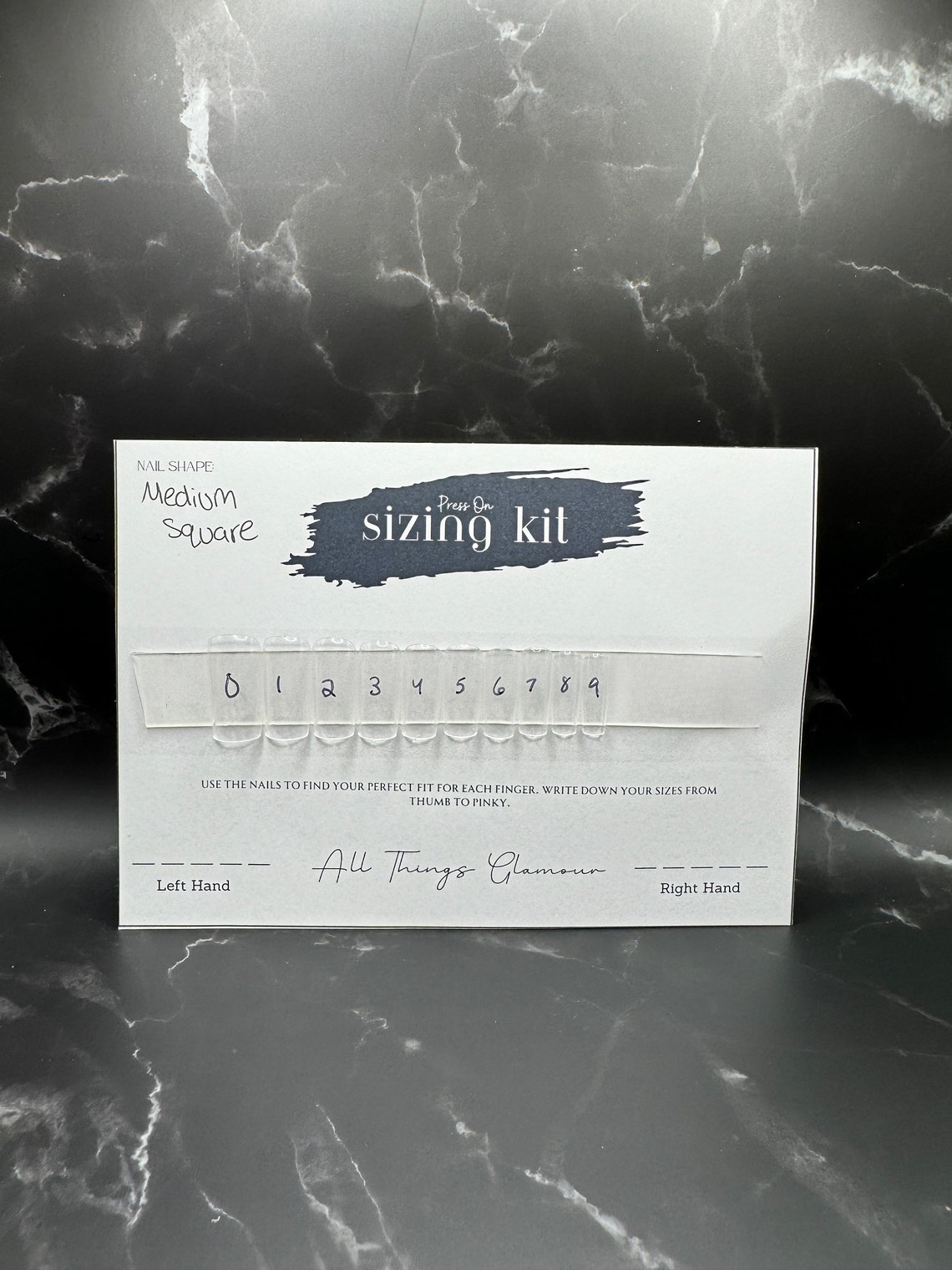 NAIL SIZING KITS - Etsy