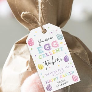 Easter Gift Tags, Easter Printable Tags, Easter Party Favor, Easter ...