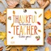 Little Pumpkin Tag, Thanksgiving Cookie Square Tag, Fall Thank You ...