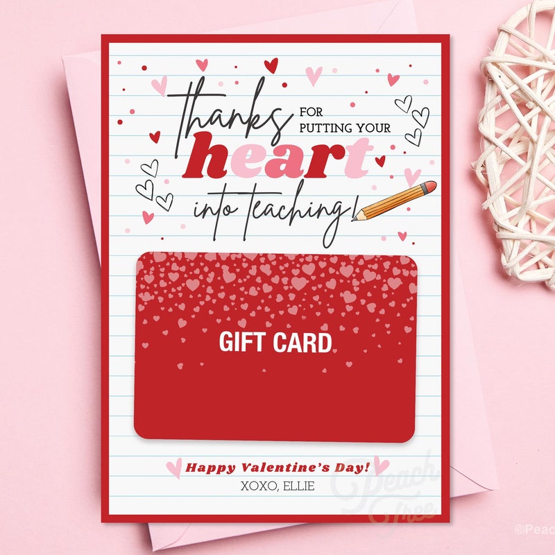 Teacher Valentines - Etsy