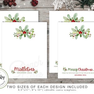 Mistletoes Print, Christmas Footprint Craft, Christmas Crafts for Kids ...