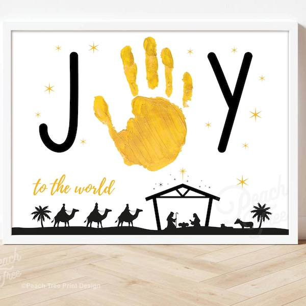 Nativity Handprint - Etsy