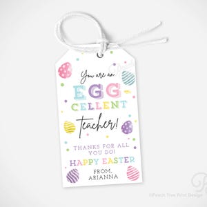Easter Gift Tags, Easter Printable Tags, Easter Party Favor, Easter ...