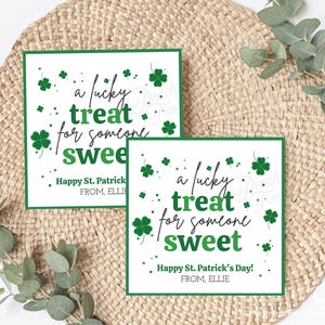 Printable St. Patrick's Day Tags, Lucky Treat for Someone Sweet ...