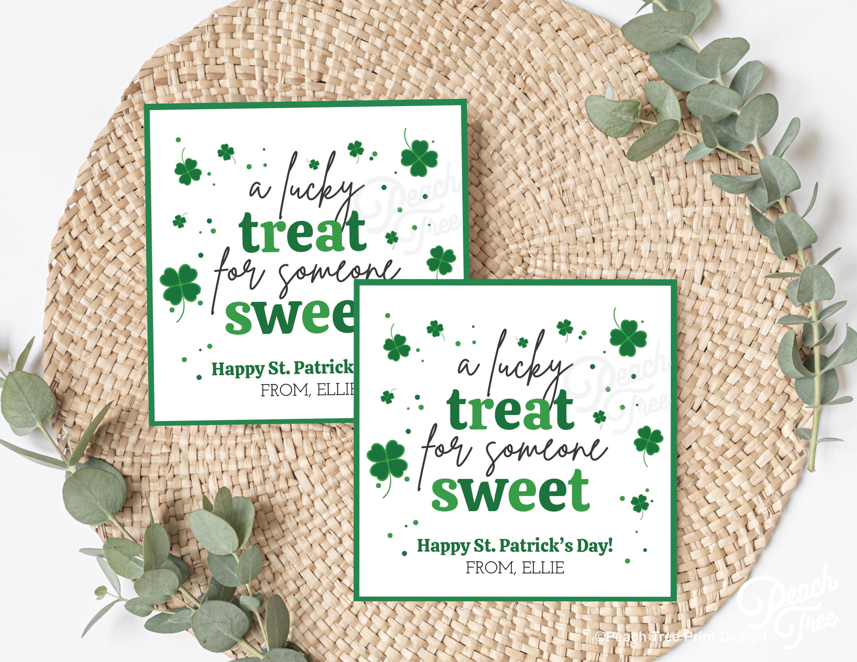Printable St. Patrick's Day Tags, Lucky Treat for Someone Sweet ...