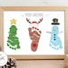 Christmas Footprint Craft, Christmas Crafts for Kids, Printable ...