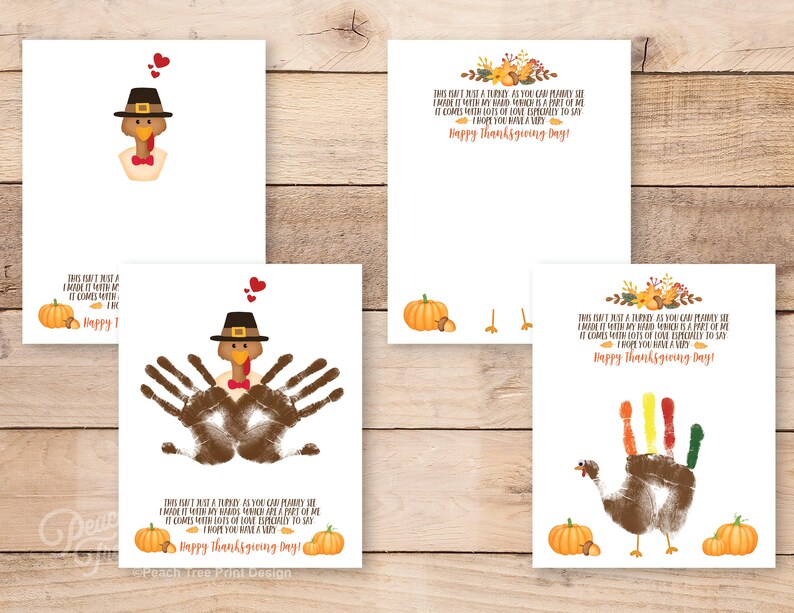 Turkey Handprint Craft, Thanksgiving Handprint Art, Thanksgiving ...