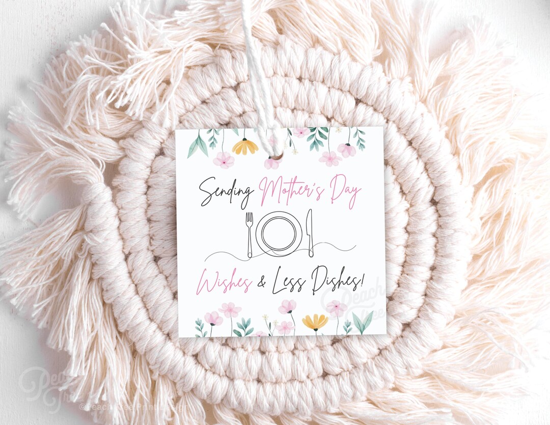 Mothers Day Gift Tag, Happy Mothers Day, DIY Mothers Day Gift Ideas ...