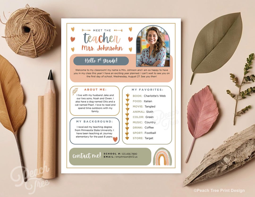 Editable Meet the Teacher, Teacher Newsletter, Event Newsletter, Parent ...
