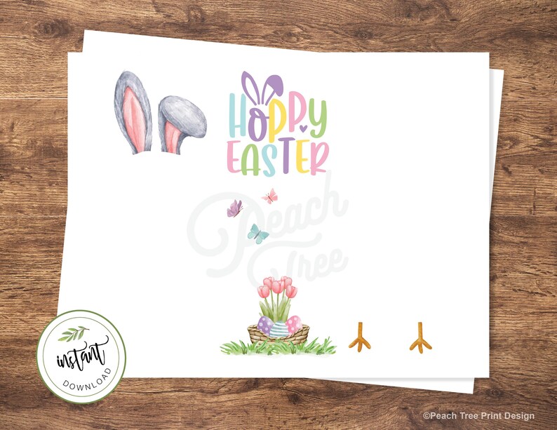 Easter Handprint Craft Printable, Easter Handprint Craft Bunny Chick ...