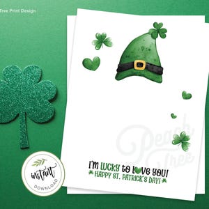 St. Patrick's Day Printable, St. Patrick's Day Handprint Craft ...