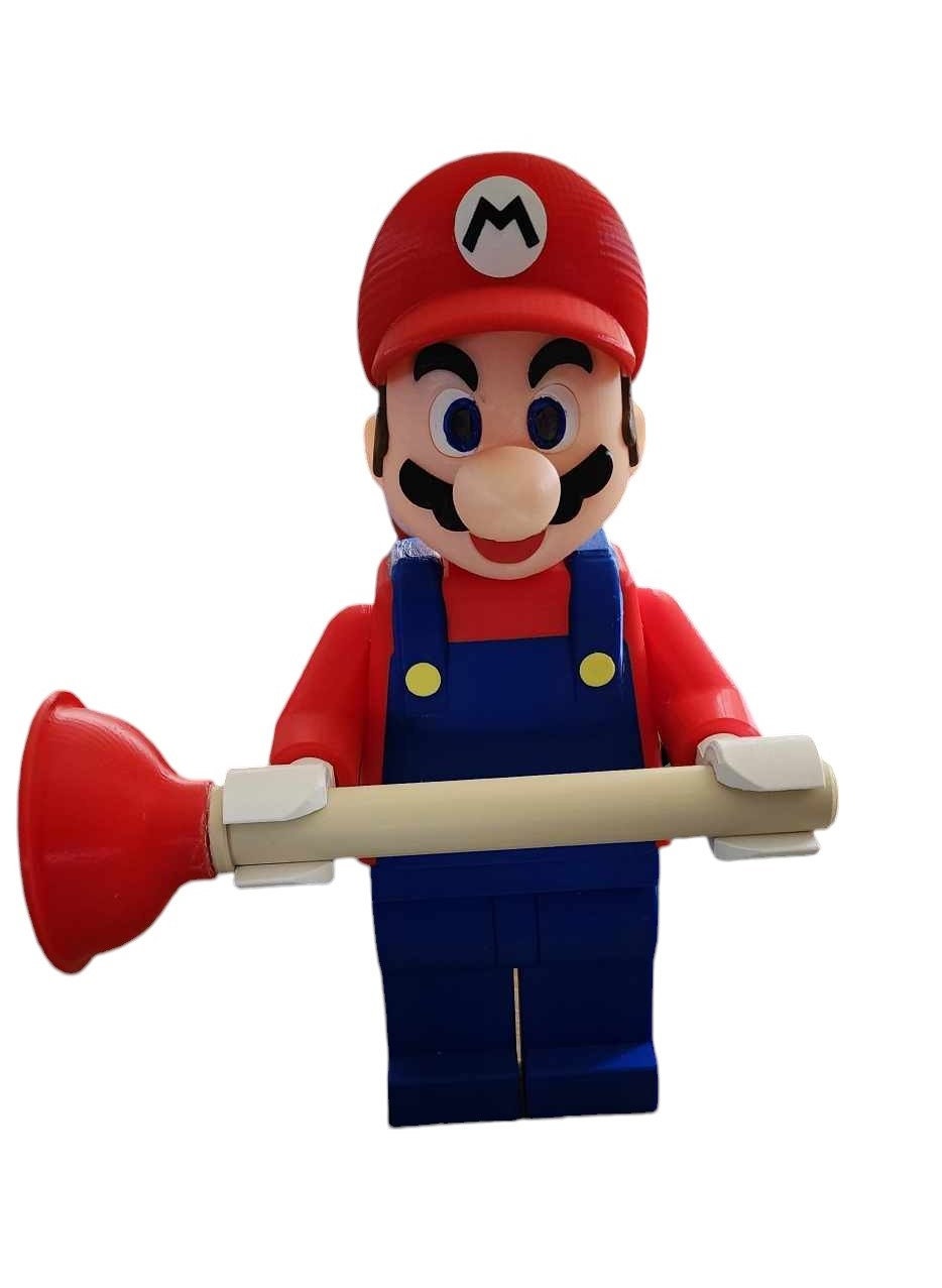 Lego Style Super Mario Toilet Paper Holder - Etsy