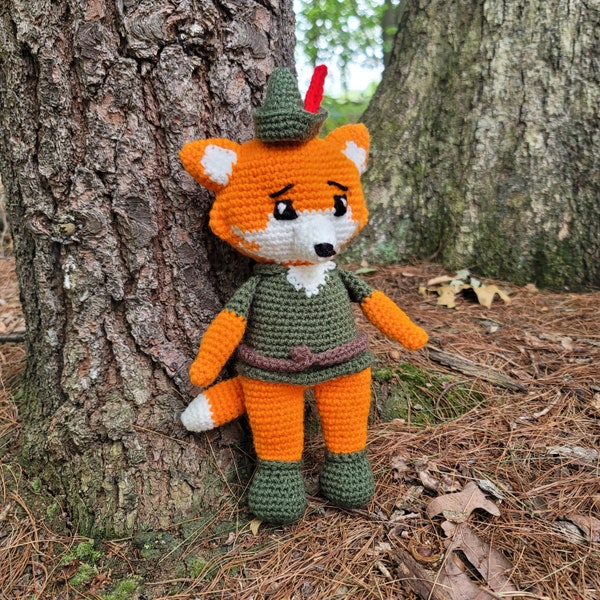 Crochet Robin Hood Fox Pattern - Etsy