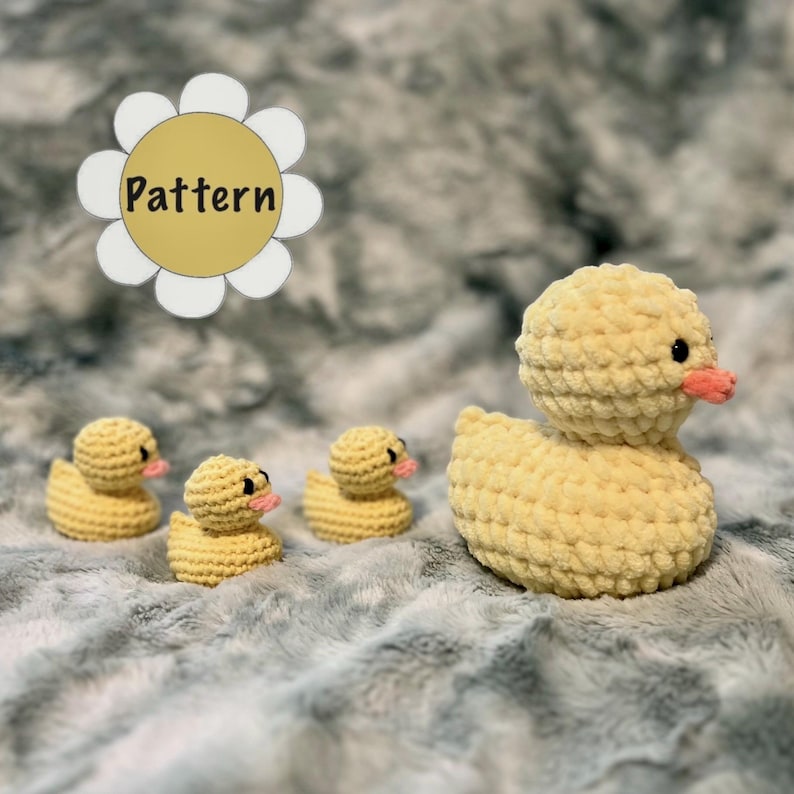 NO-SEW Crochet Pattern: Ruby the Rubber Duck - Etsy