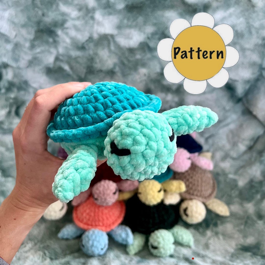 NO-SEW Crochet Pattern: Tony the Turtle - Etsy