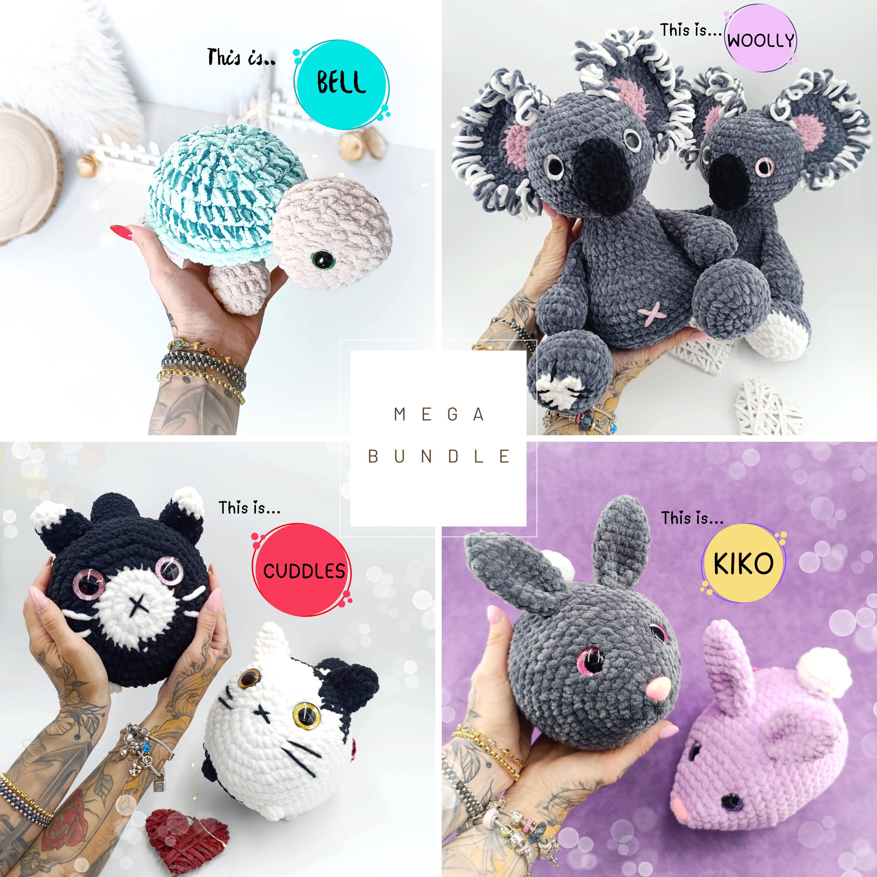 Amigurumi Crochet Pattern MEGA BUNDLE – 30 PDF Patterns (animals ...
