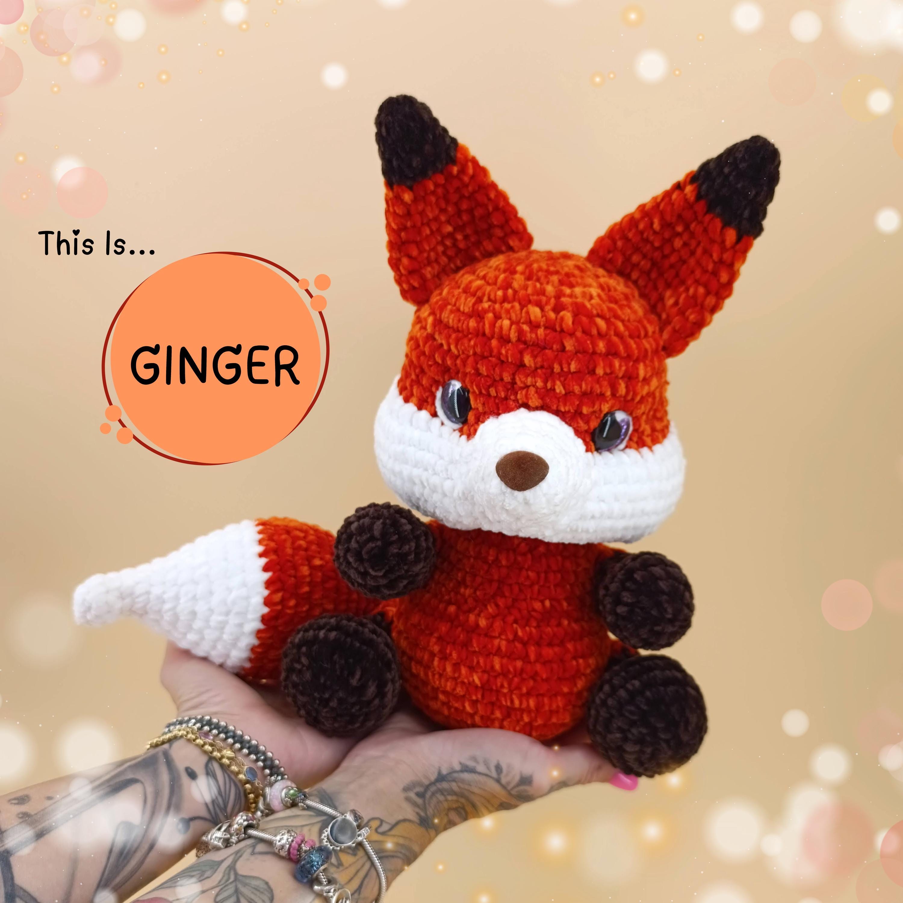 Fox Crochet Pattern PDF – Chunky Woodland Plush “foxy” • Beginner ...