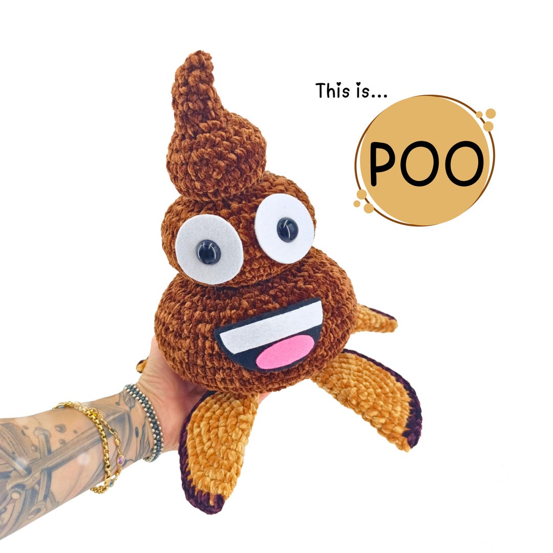 Poop Emoji Turtle Amigurumi Pattern PDF – “turdle” • Funny Crochet ...