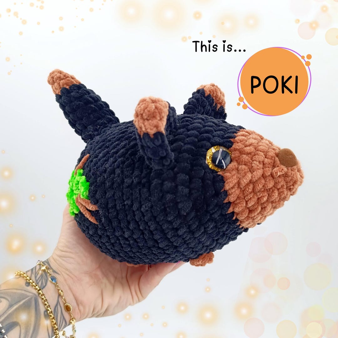 Dog Crochet Pattern PDF – Cute Plush “poki” • Beginner Amigurumi Puppy ...