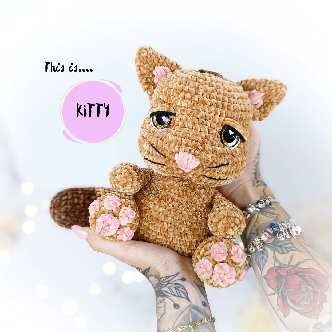 Cat Crochet Pattern Download PDF Amigurumi Stuffed Animal Patterns Cute ...