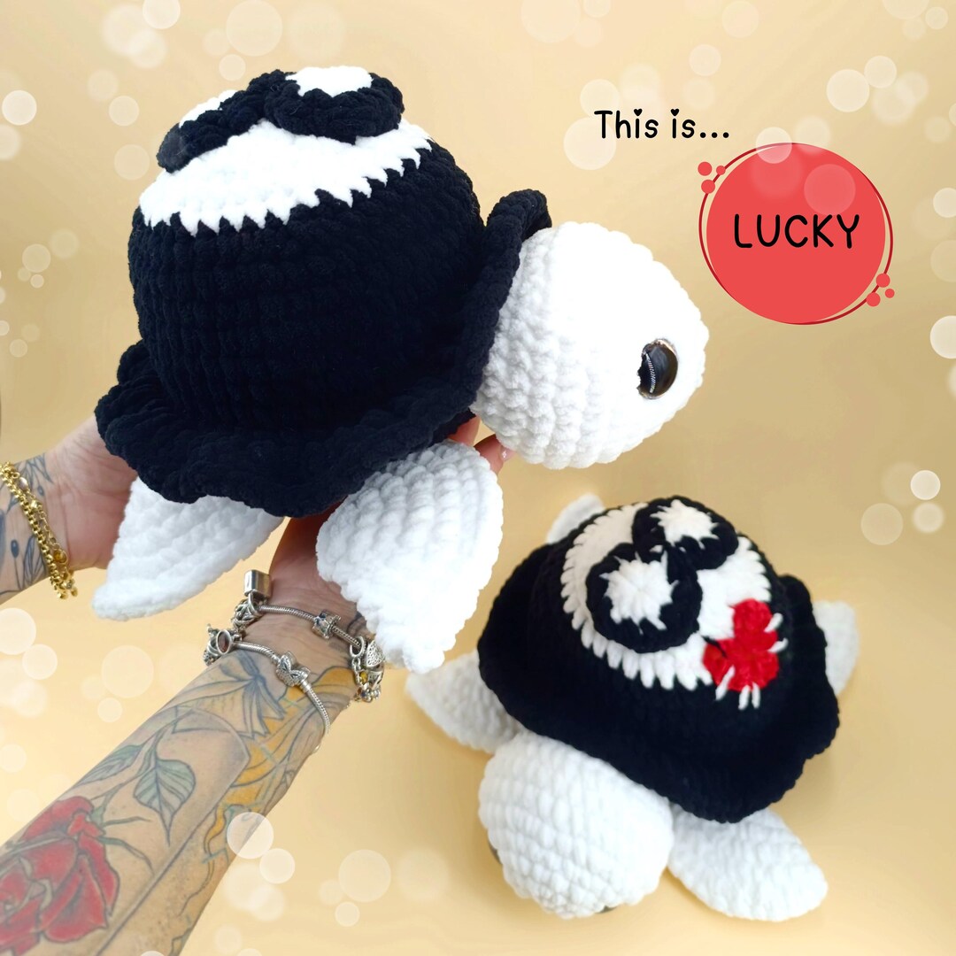 8-ball Turtle Crochet Pattern PDF – “lucky” Billiard Sea Turtle ...