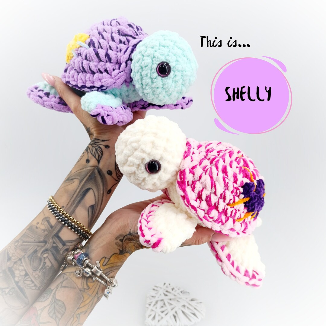 Crochet Turtle Pattern PDF - Amigurumi Stuffed Animal for Beginners ...