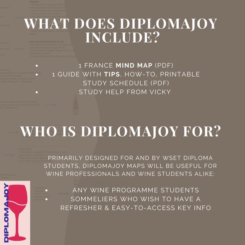 WSET Diploma Resource, France Mind Map, WSET Level 4, Wset Study ...