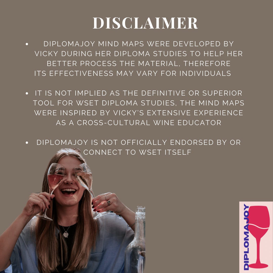 WSET Diploma Resource, Sparkling Wines Mind Map, WSET Level 4, Wset ...