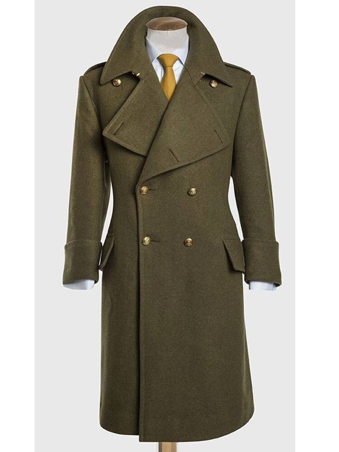 1970's Military VINTAGE Hungarian Army Officer's Double Breasted Wool ...