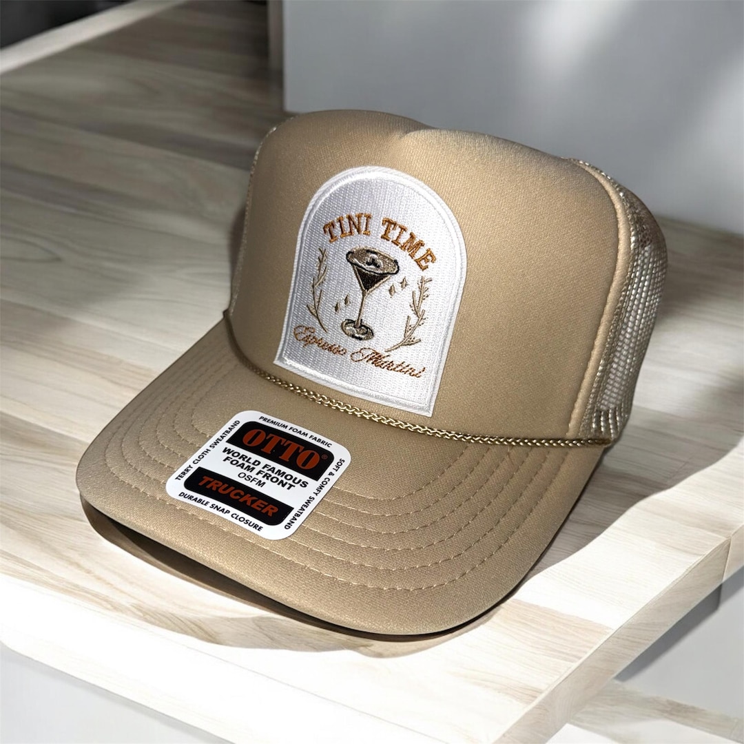 Martini Time - Espresso Martini Trucker Hat - Etsy